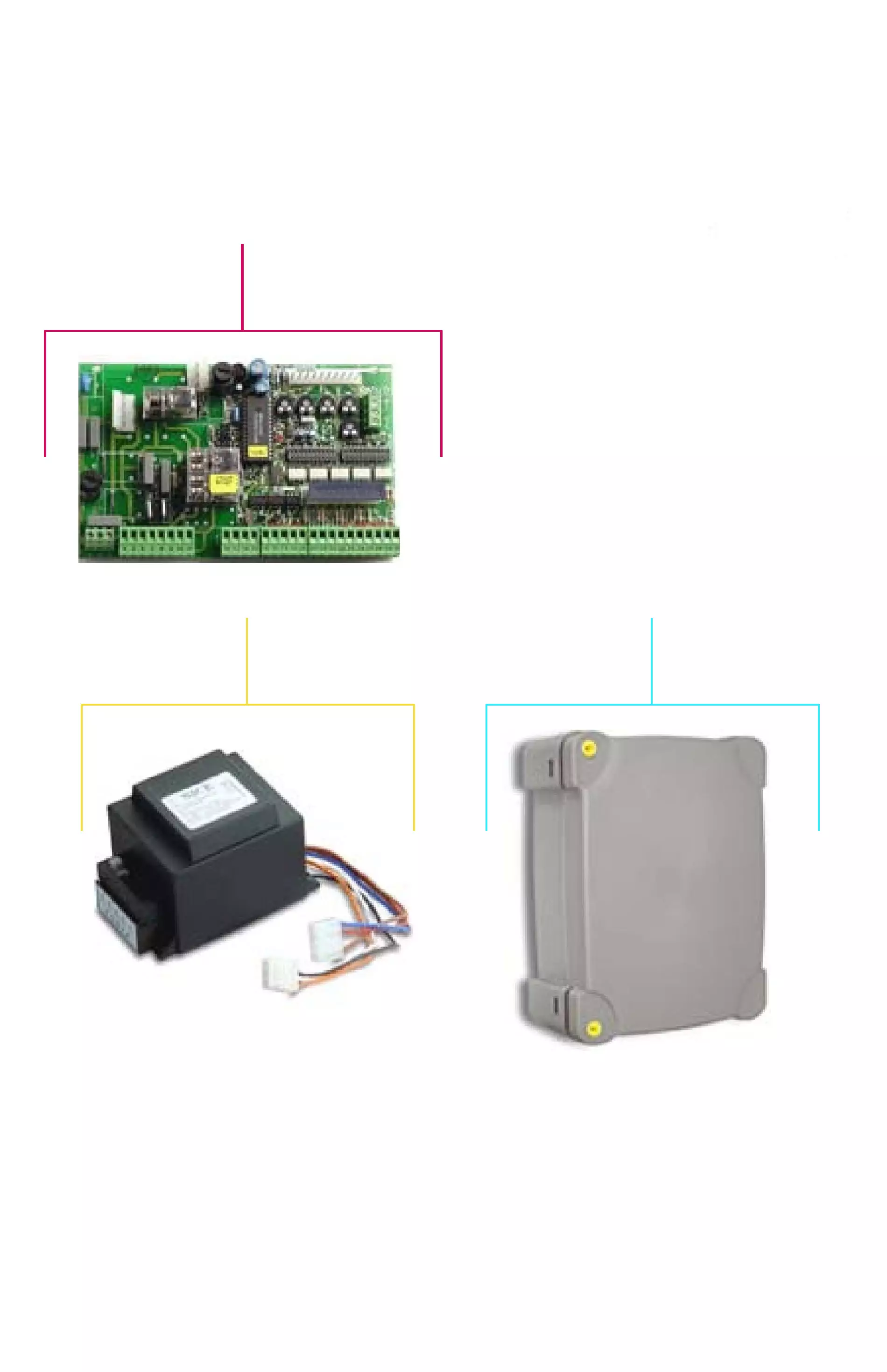 Service parts Nice Nice A6F control panel